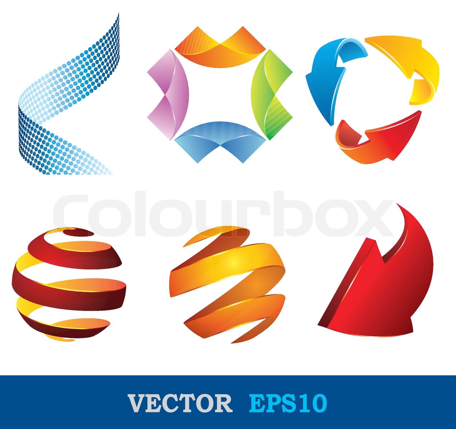 logo shape | Stock vector | Colourbox