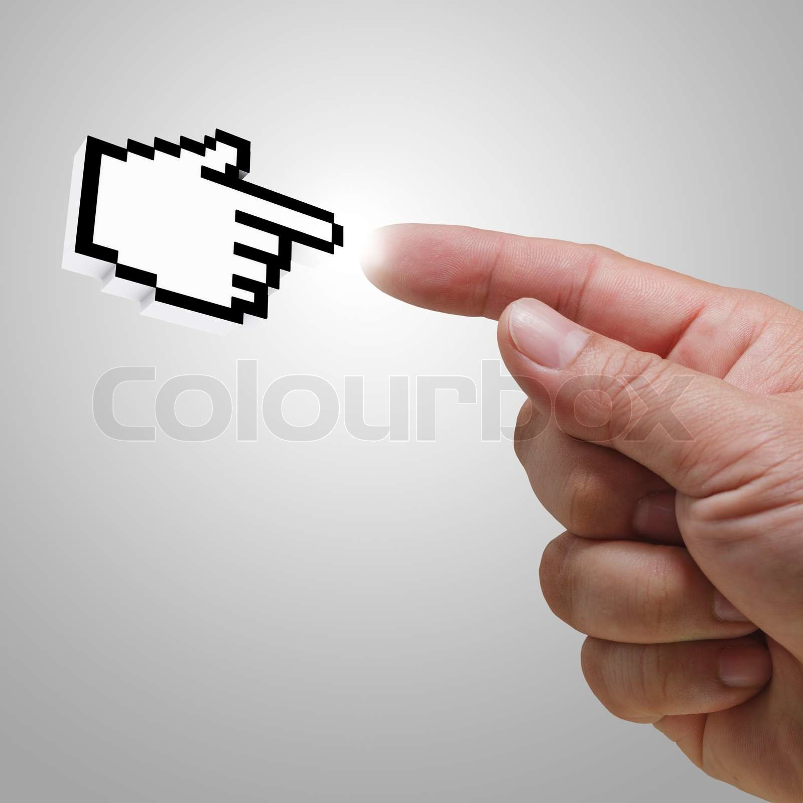 hand cursor | Stock image | Colourbox