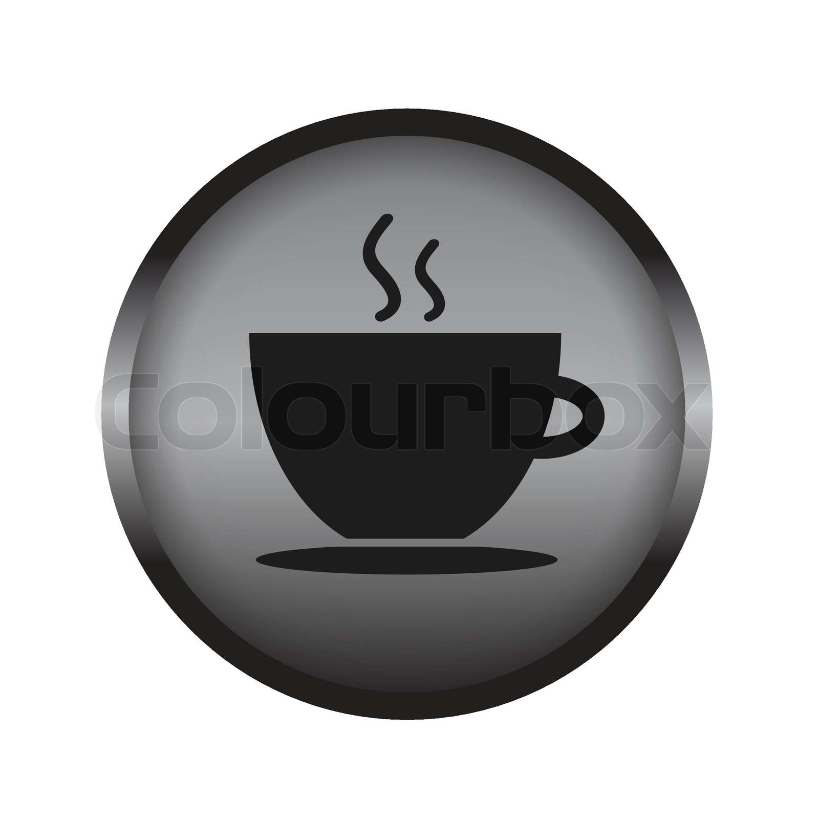 kaffe kop ikon, varm kaffe ikon, simpel vektor ikon, flot ikon, vektor ...