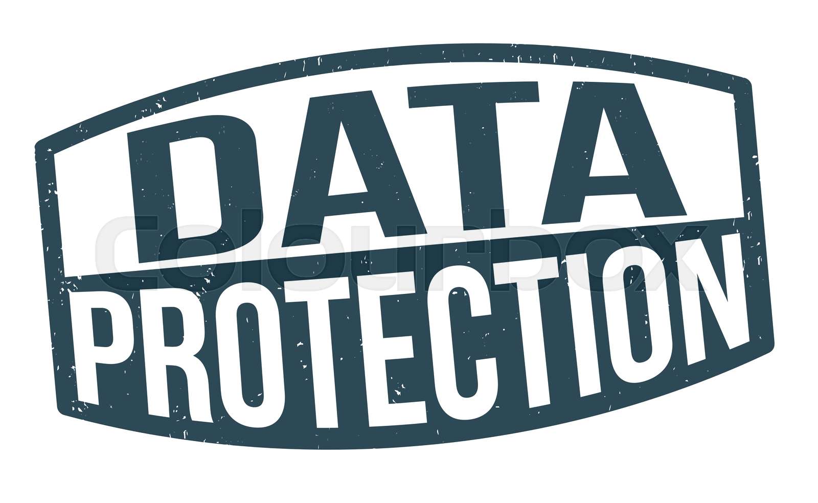 Data protection grunge rubber stamp | Stock vector | Colourbox