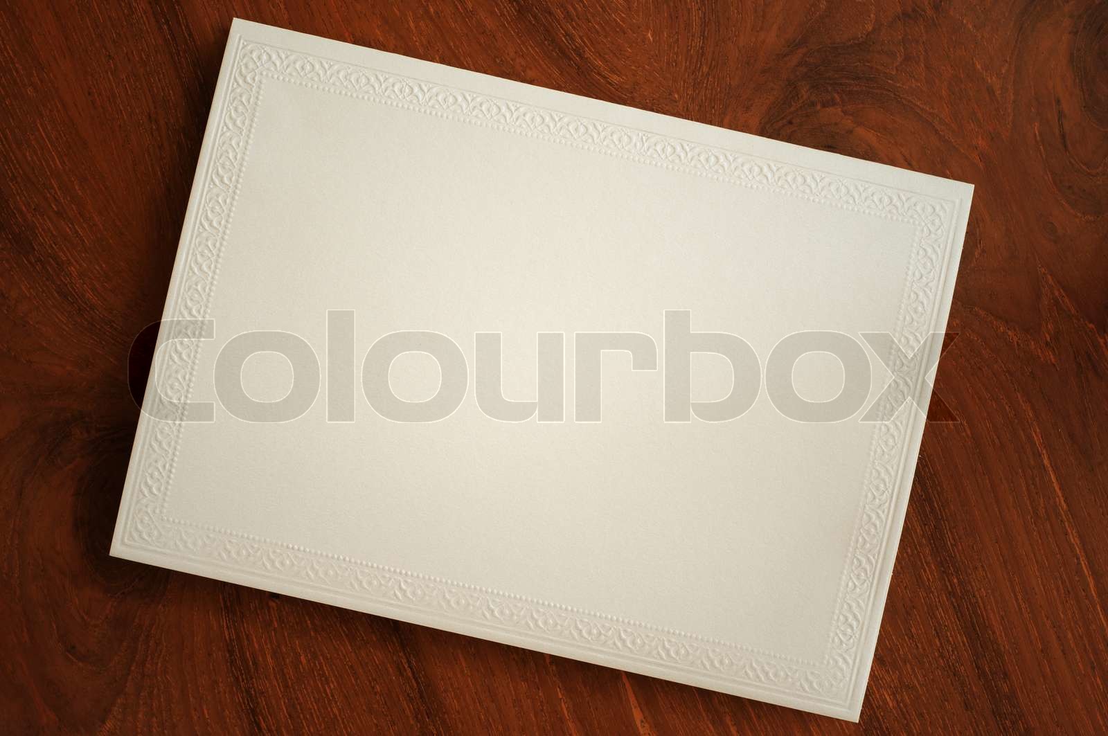 tomt kort med thai traditionelt mønster | Stock foto | Colourbox