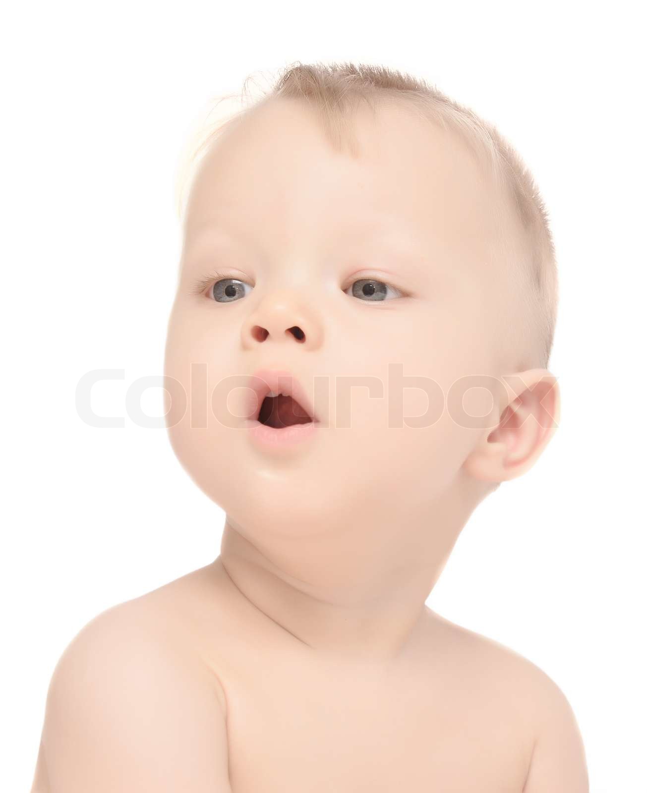 surprised baby | Stock image | Colourbox