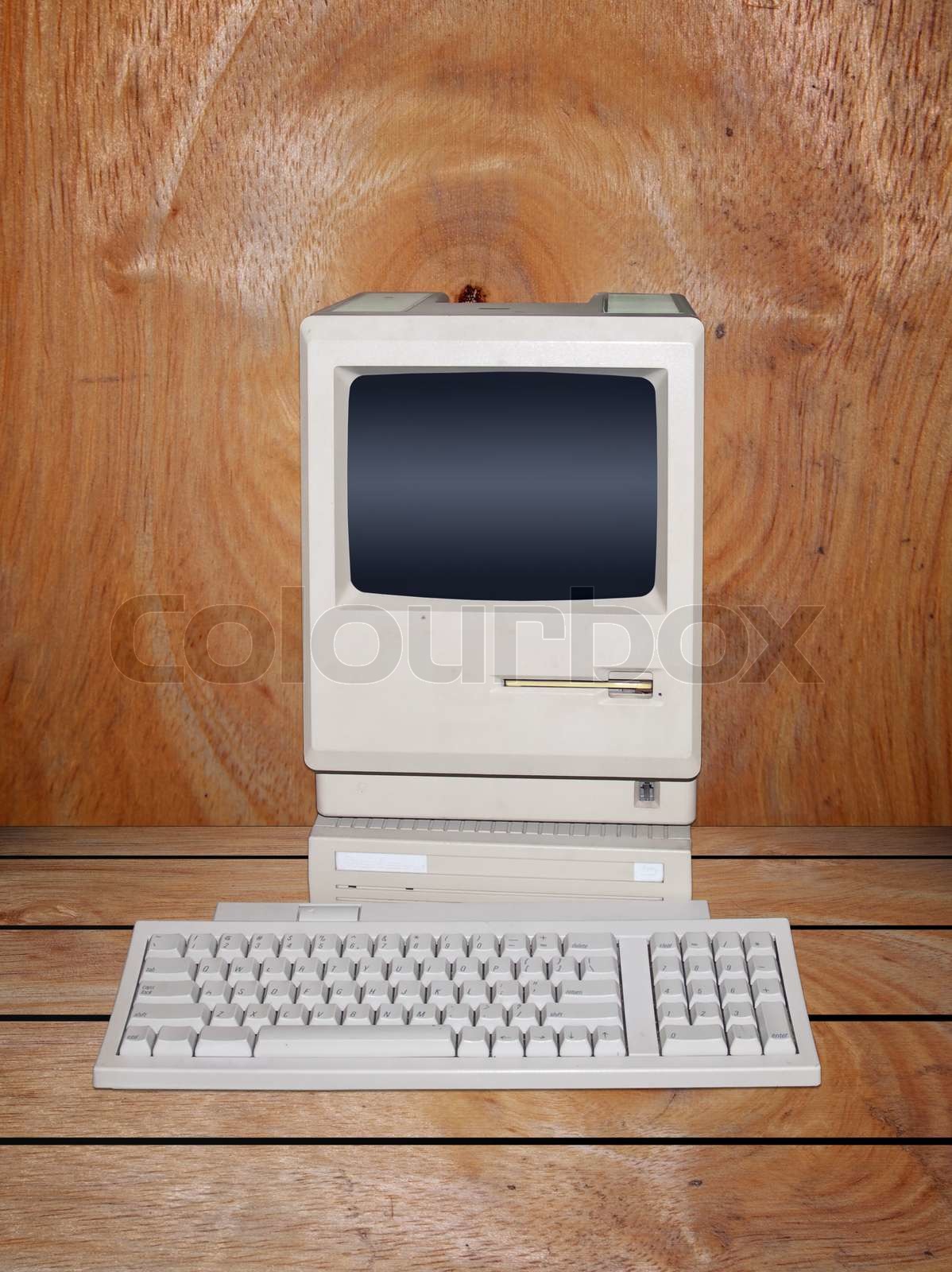 Old desktop computer | Stock image | Colourbox