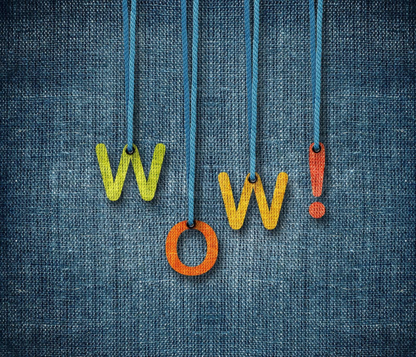 Wow | Stock image | Colourbox