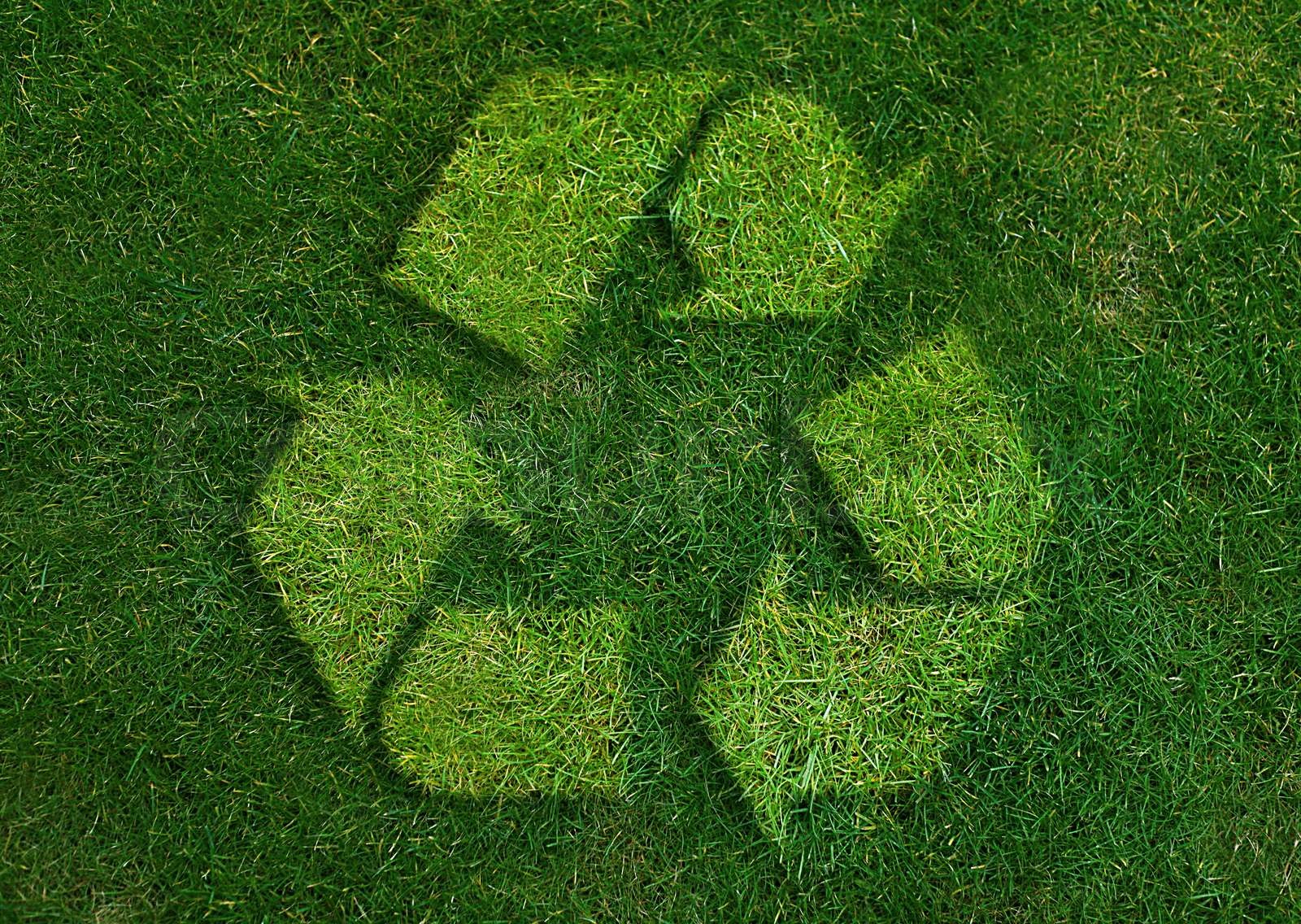 Green recycle Sign | Stock image | Colourbox