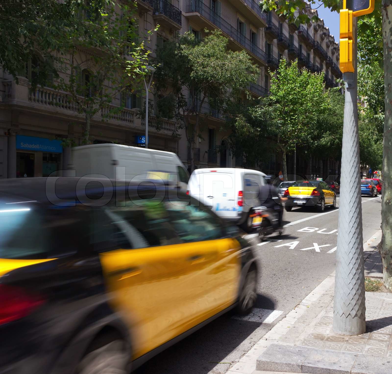 Taxi road | Stock image | Colourbox