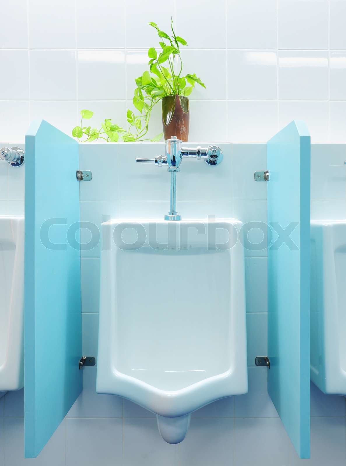 urinals at office | Stock image | Colourbox
