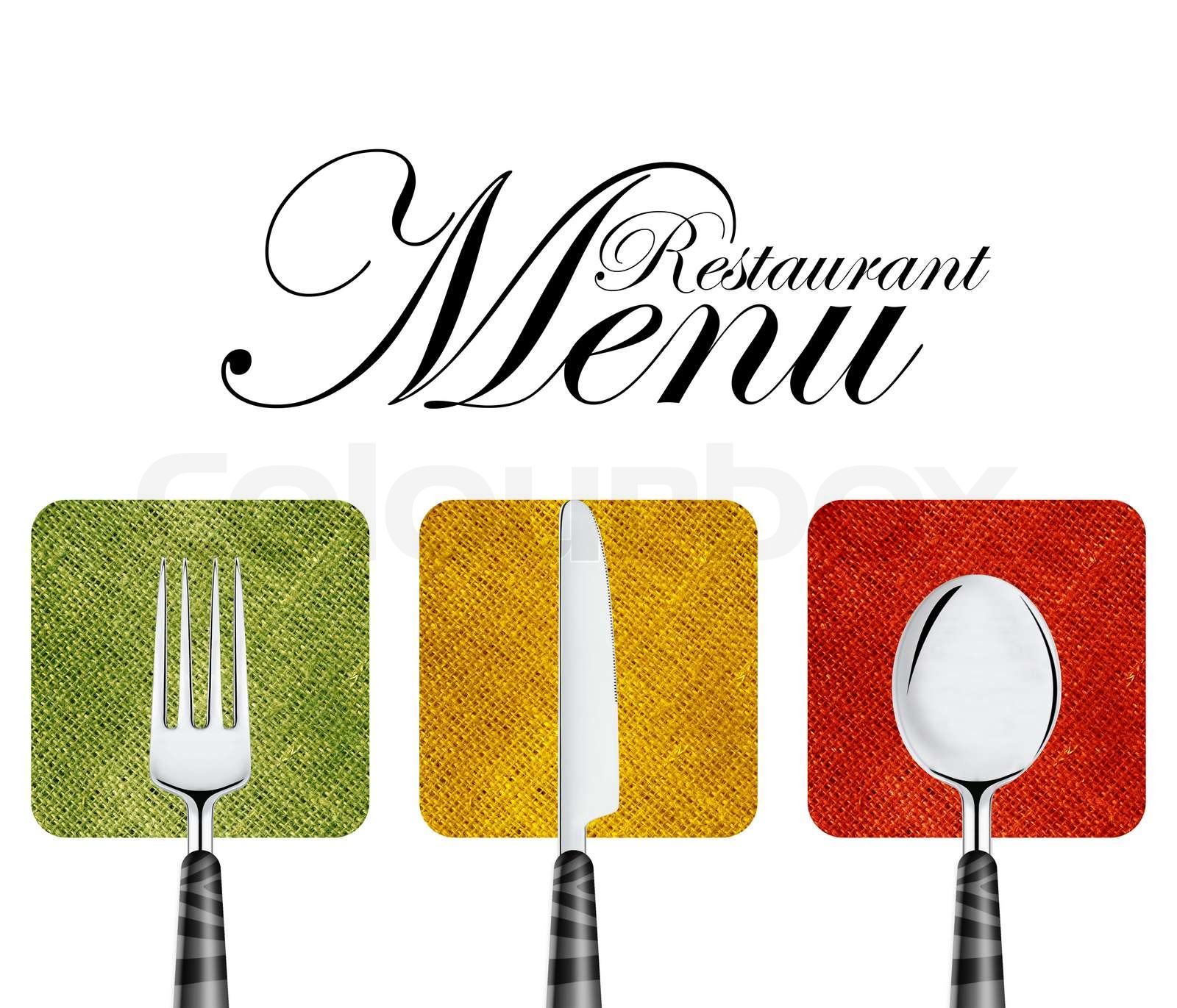 Restaurant menu | Stock image | Colourbox