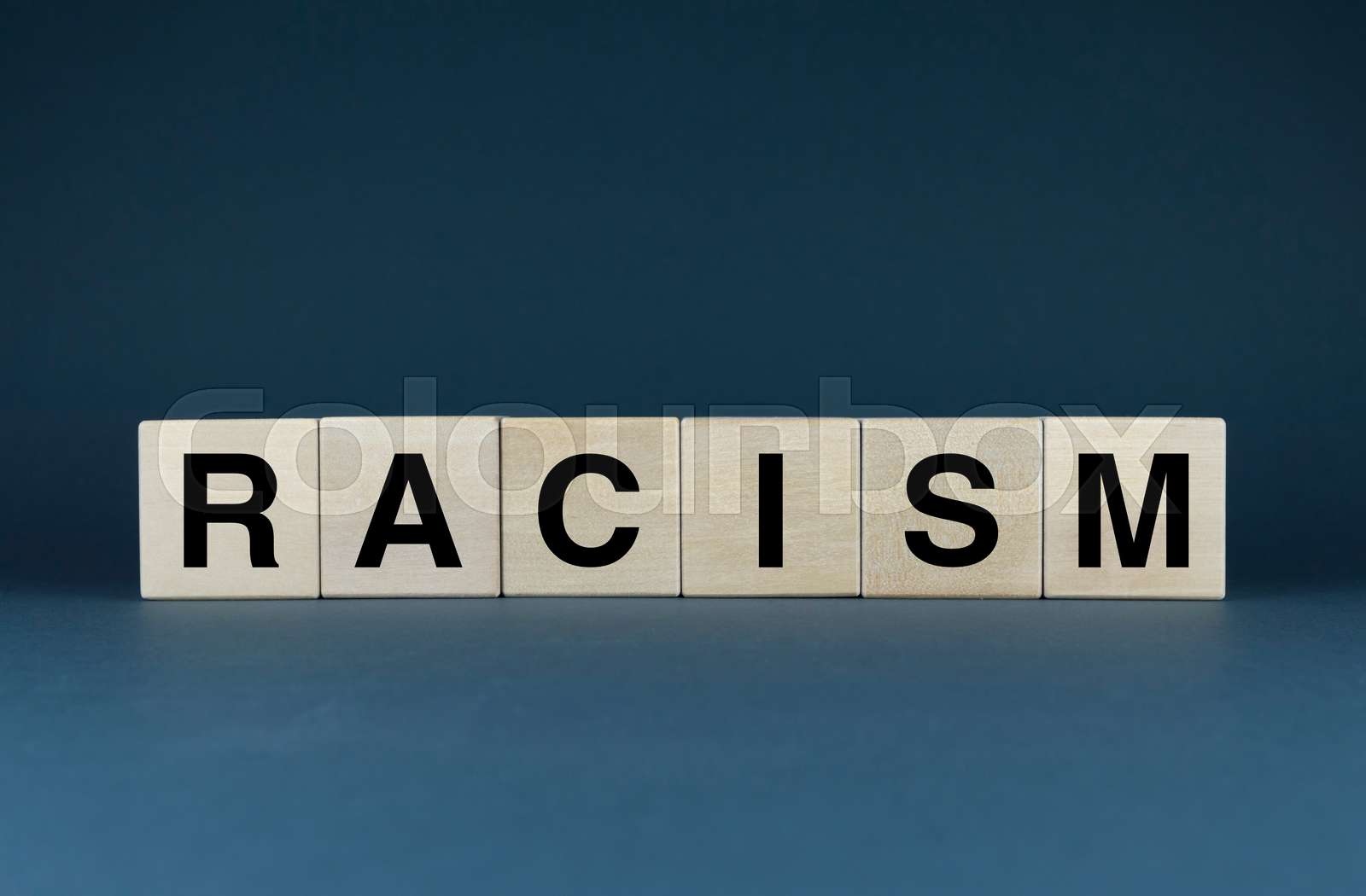 Racism. Cubes form the word Racism | Stock image | Colourbox