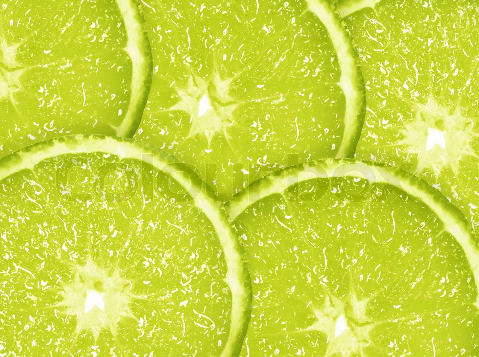 Slice of frische Limette | Stock Bild | Colourbox