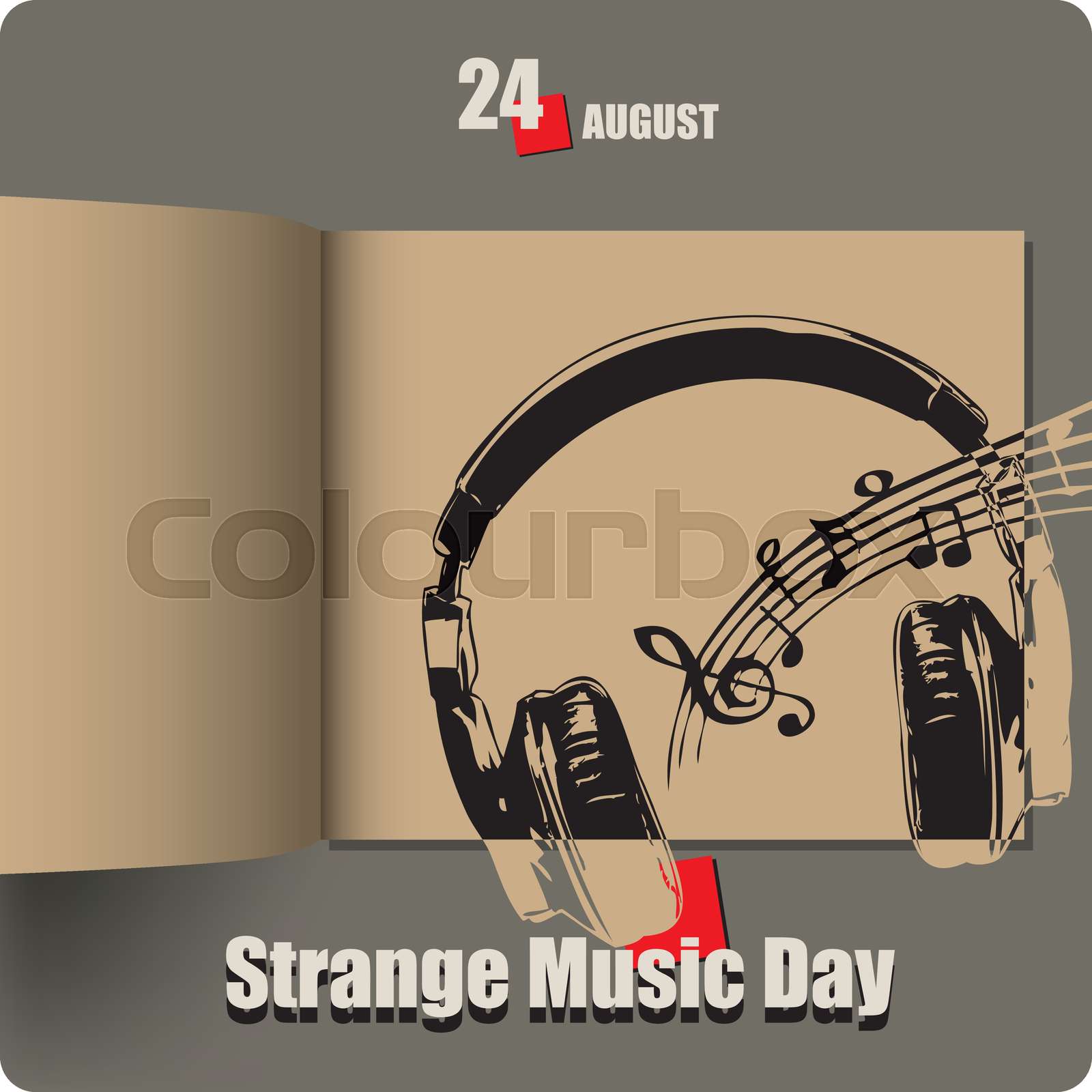 Strange Music Day | Stock vector | Colourbox