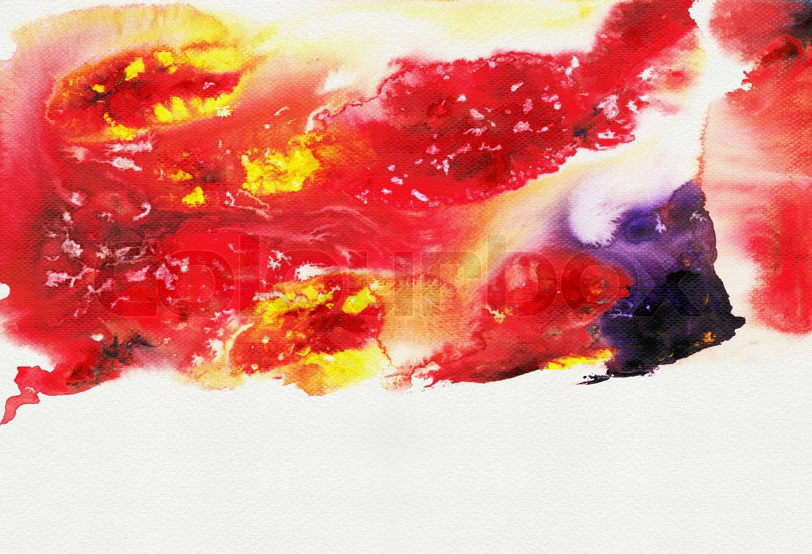 Abstract akvareller maling | Stock foto | Colourbox