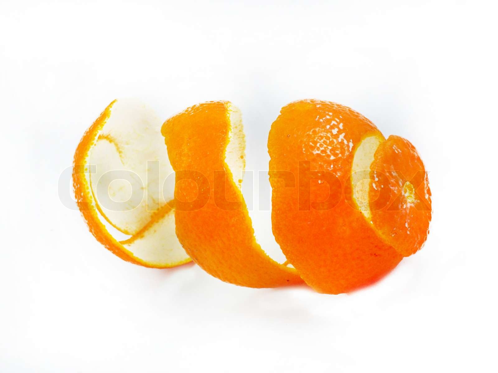 Schale einer Orange | Stock Bild | Colourbox