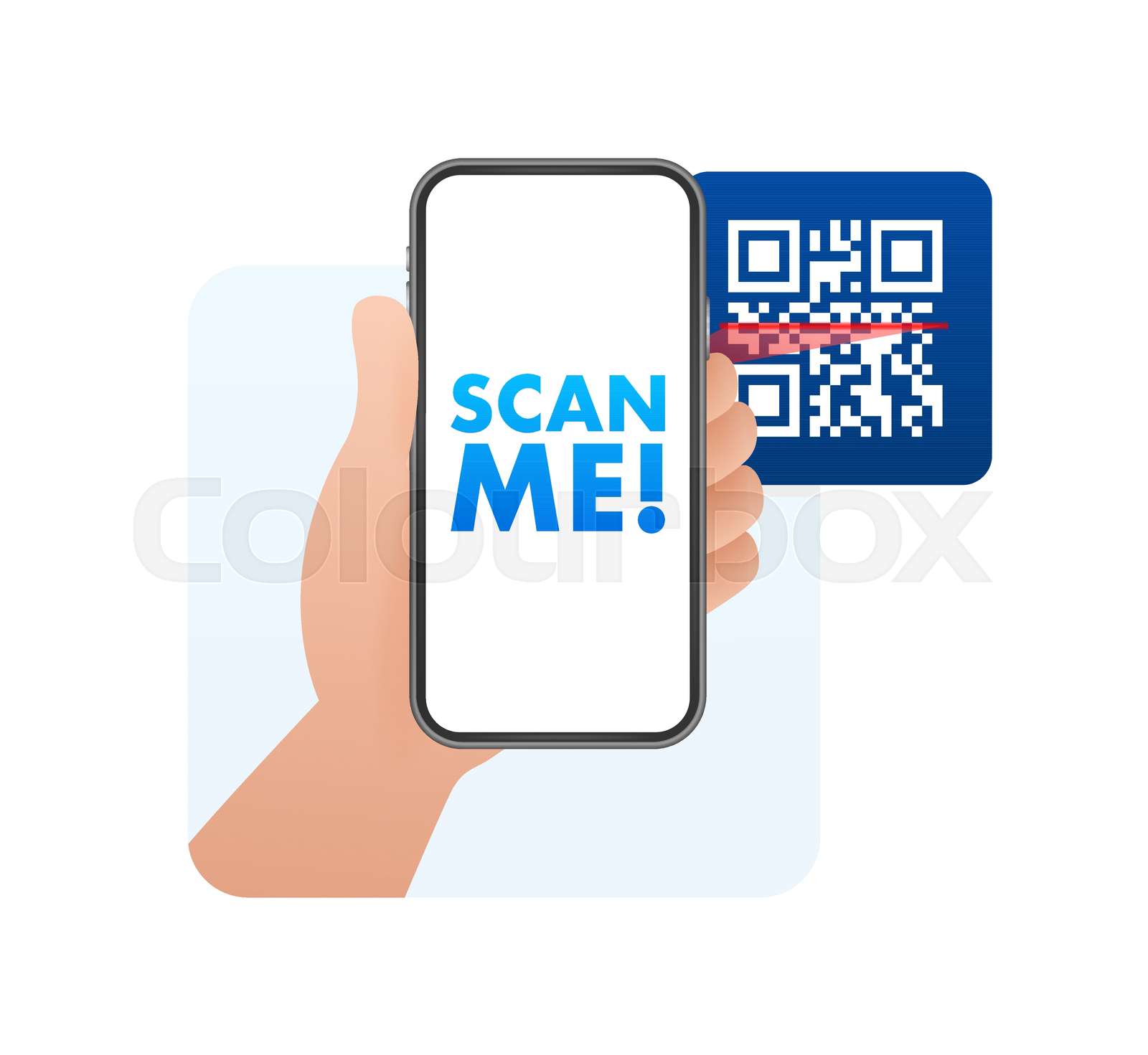 QR Code For Smartphone Inscription Scan Me With Smartphone Icon Qr QR Code For Smartphone Inscription Scan Me With Smartphone Icon Qr