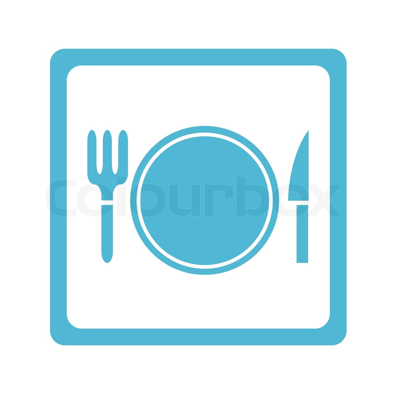 Culinary sign in blue | Stock vector | Colourbox