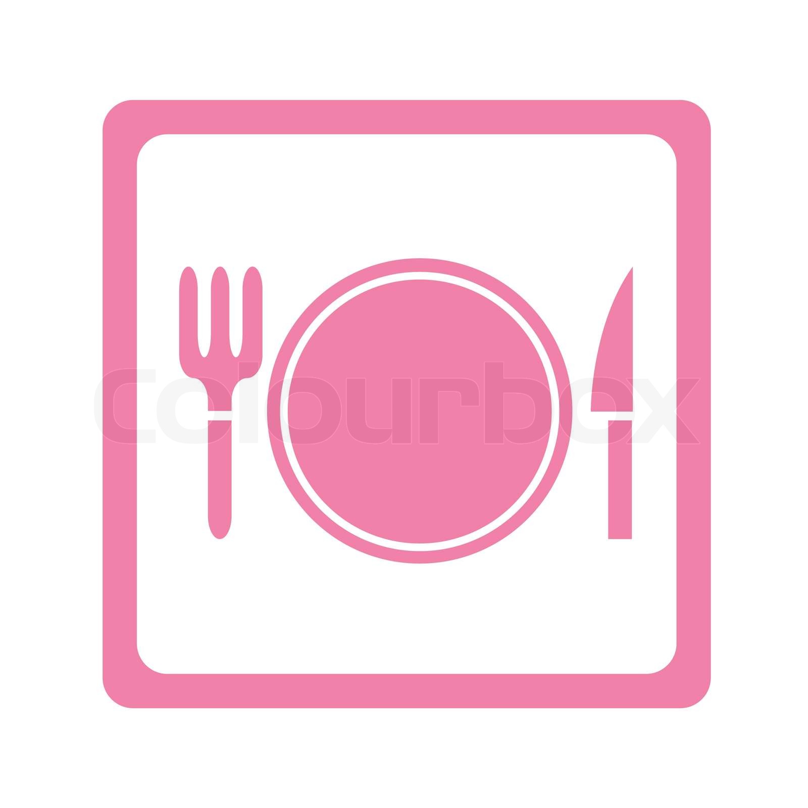 Culinary sign in pink | Stock vector | Colourbox