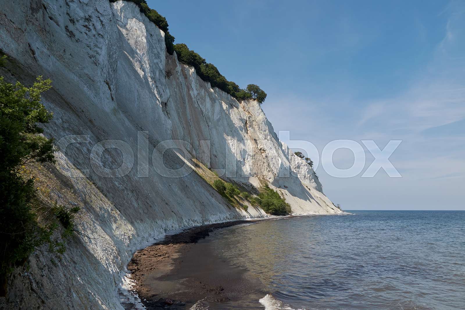 klippe, dänischen, dänemark | Stock Bild | Colourbox