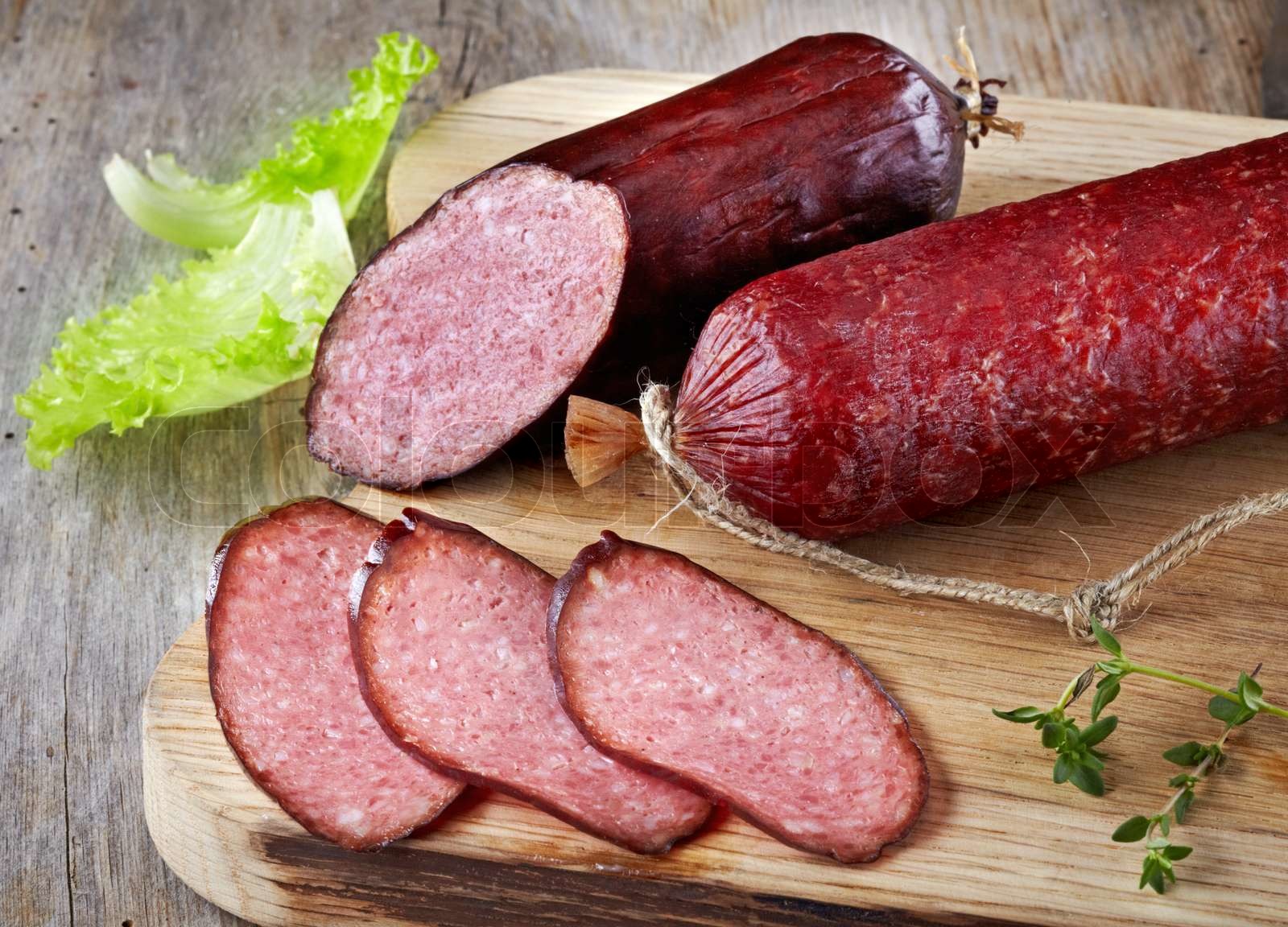Salami | Stock Bild | Colourbox