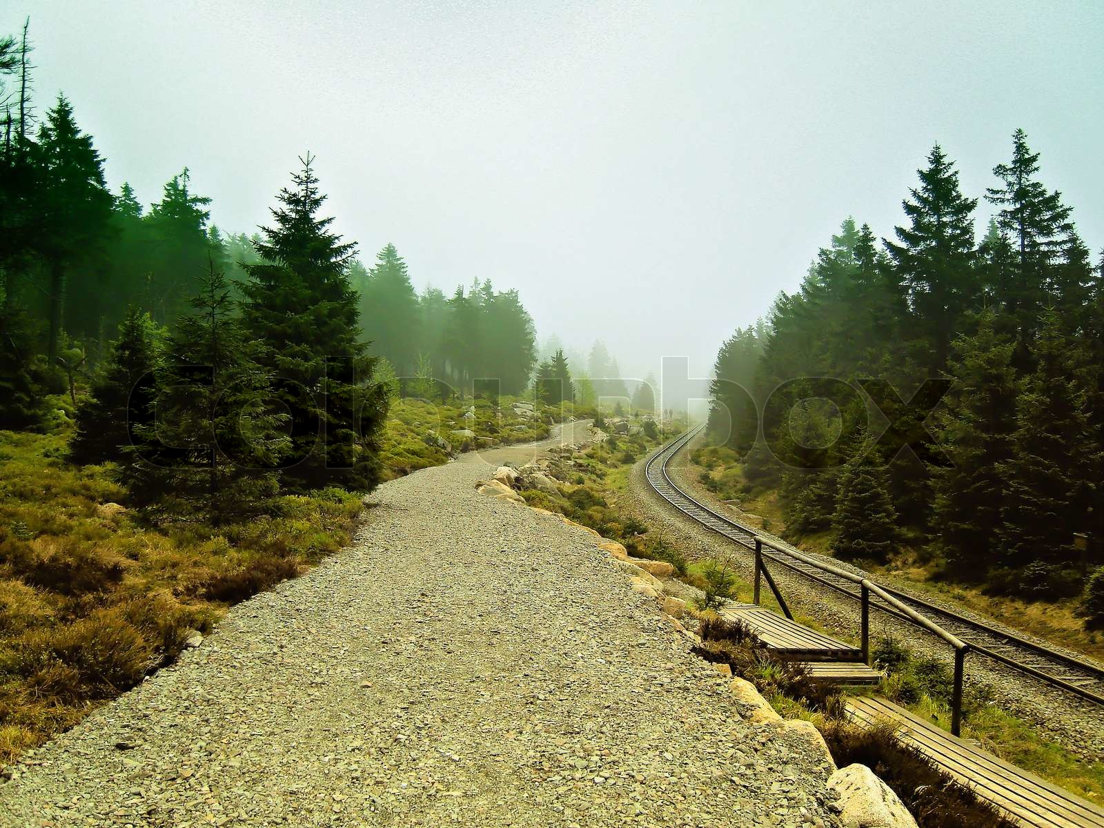 "Wanderweg" | Stock Bild | Colourbox