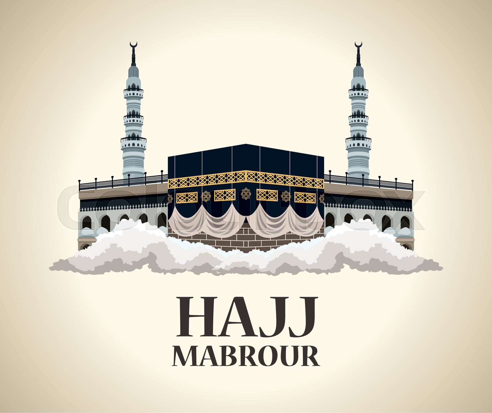 hajj mabrour poster | Stock vector | Colourbox