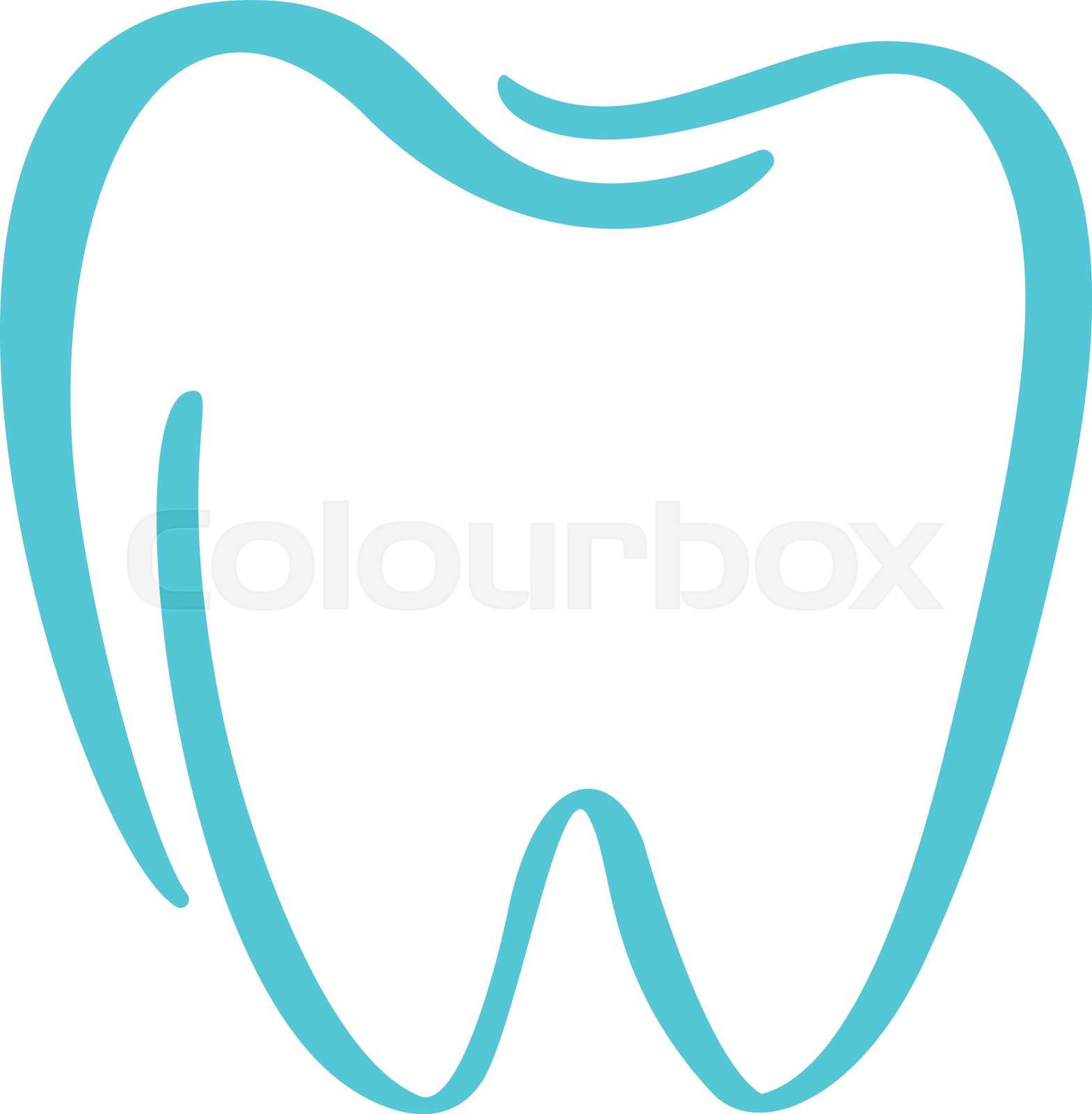 diente, muela, ilustración | Vector de archivo | Colourbox