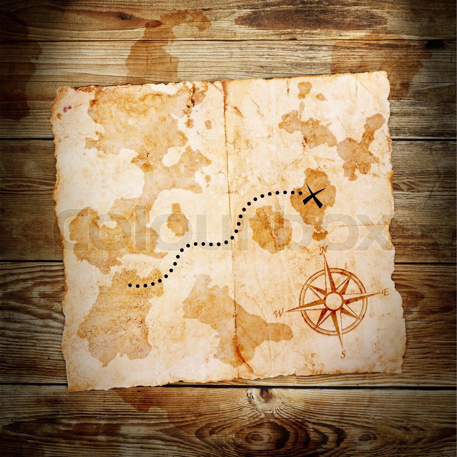 gamle skattekort | Stock foto | Colourbox