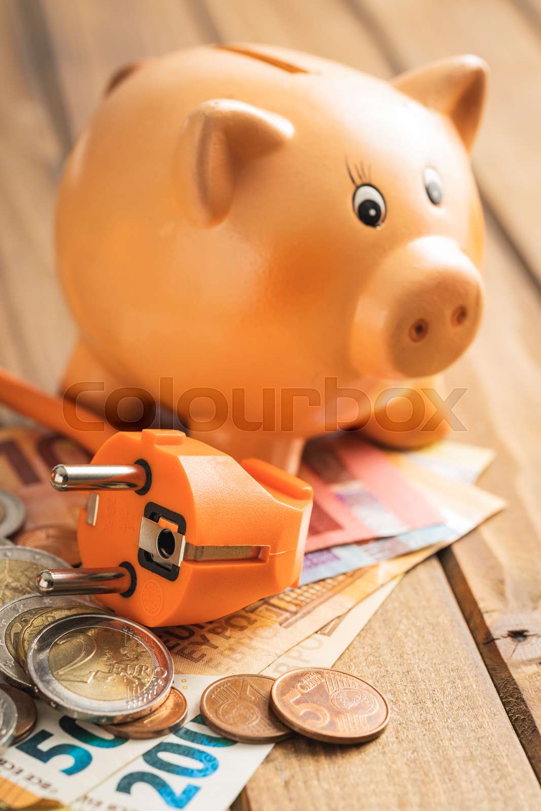 sparen, rechnung, im | Stock Bild | Colourbox