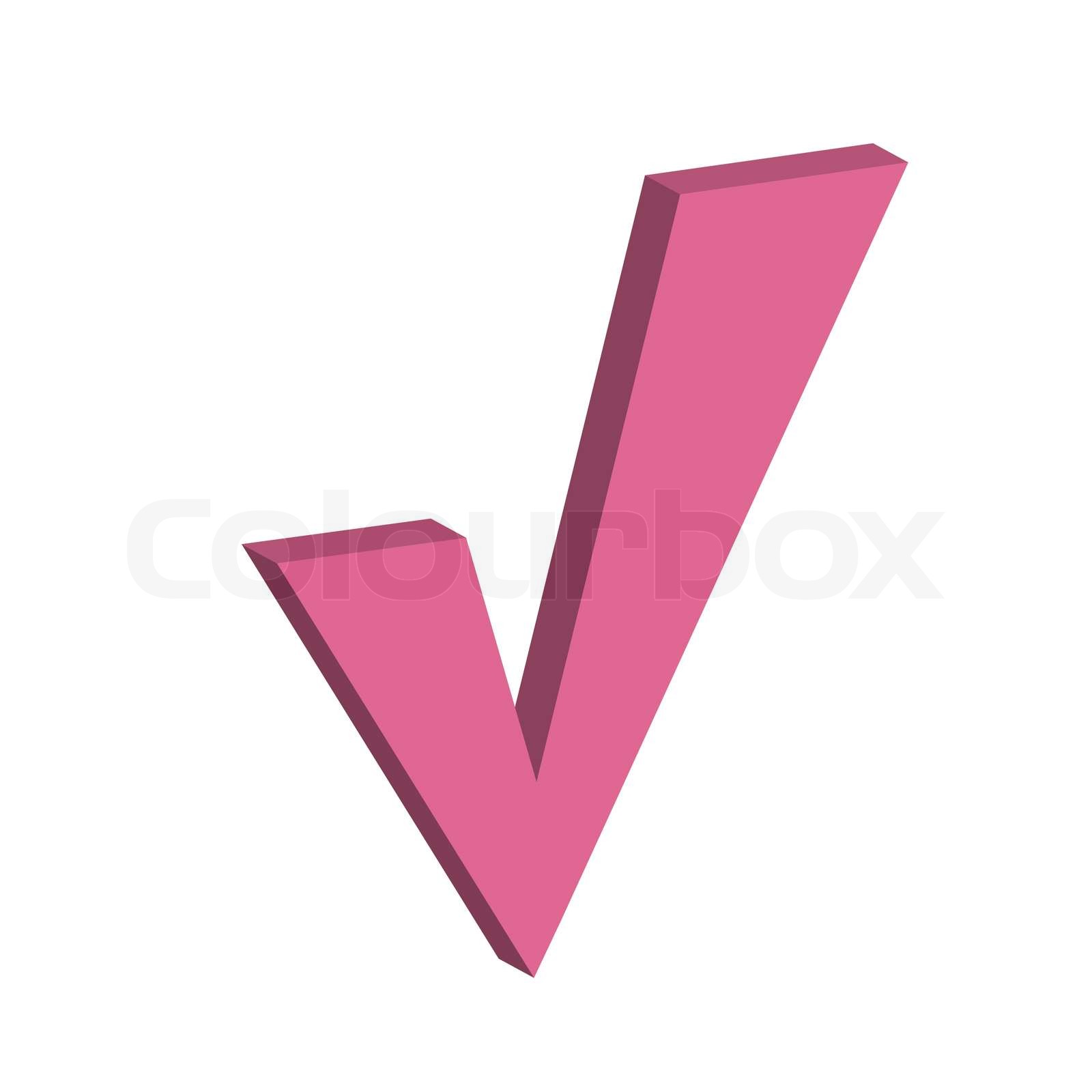 Flueben vektor i pink | Stock vektor | Colourbox