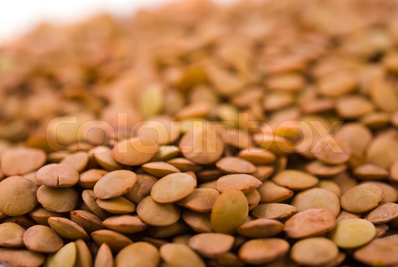 lentils isolated | Stock image | Colourbox