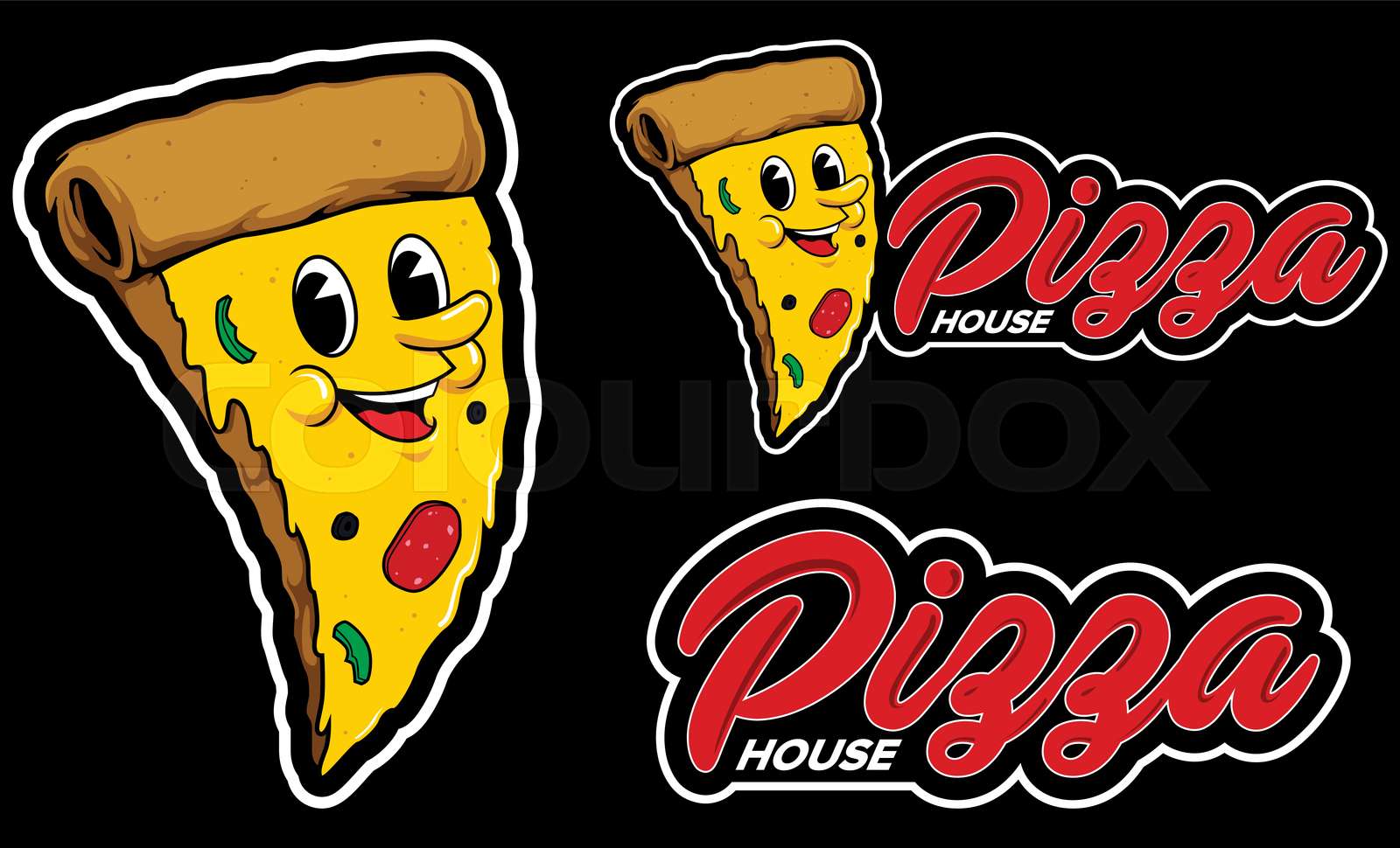 Pizza House Mascot | Stock vector | Colourbox