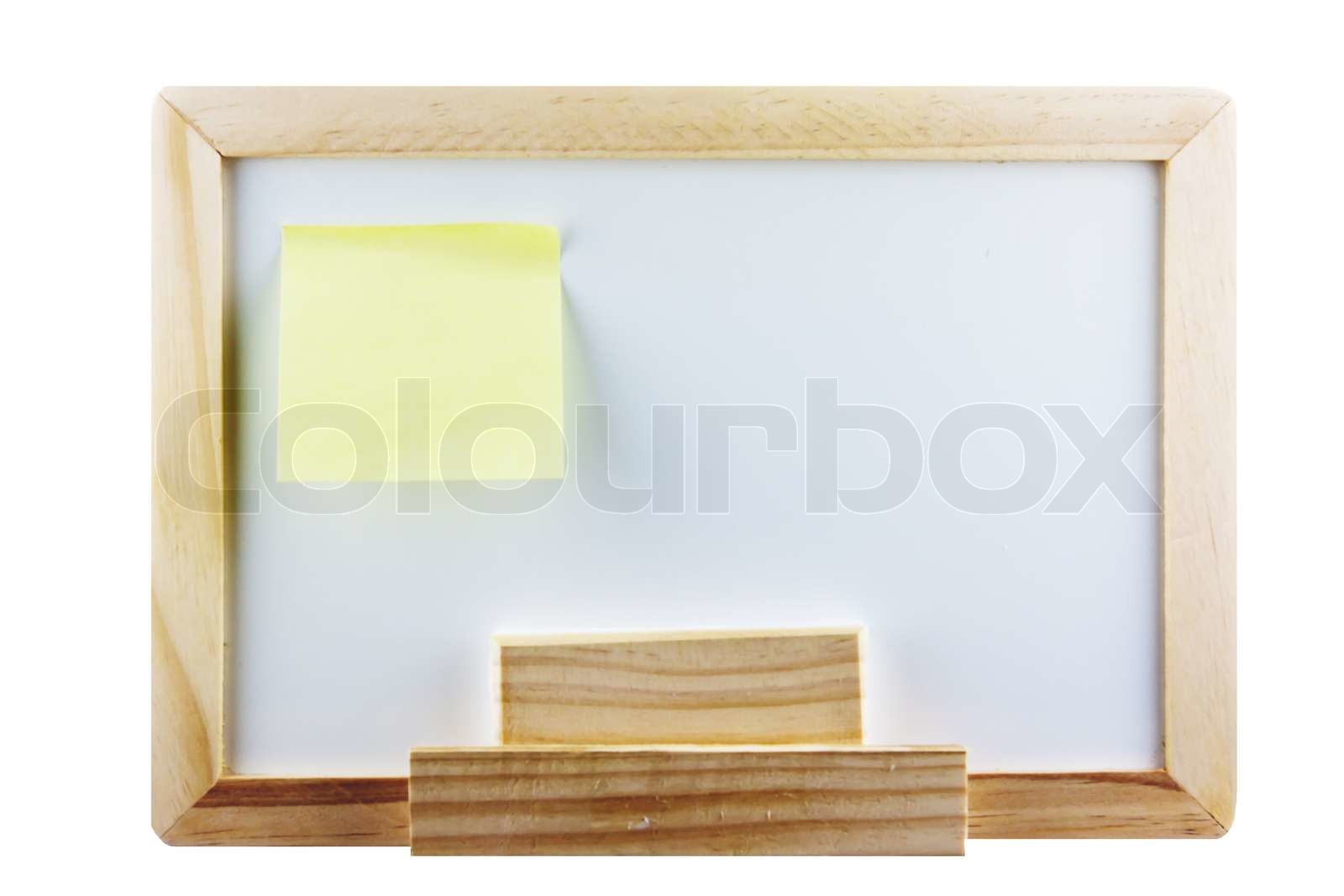 whiteboard with post it note | Stock image | Colourbox