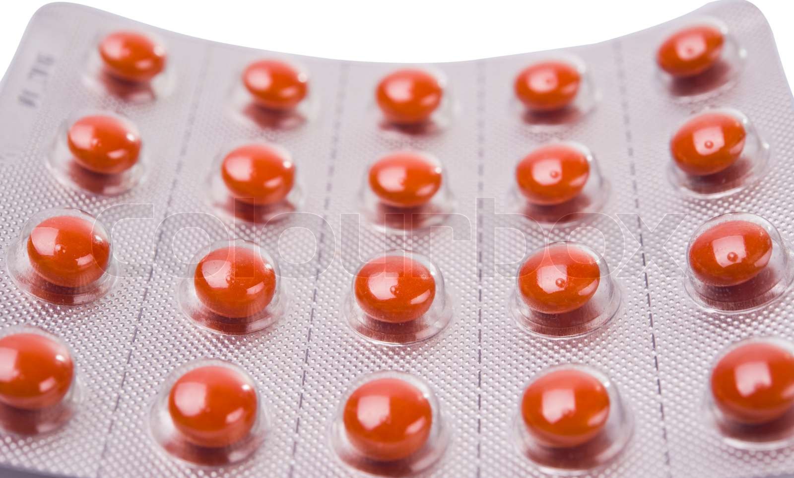 Packing pills isolated | Stock image | Colourbox