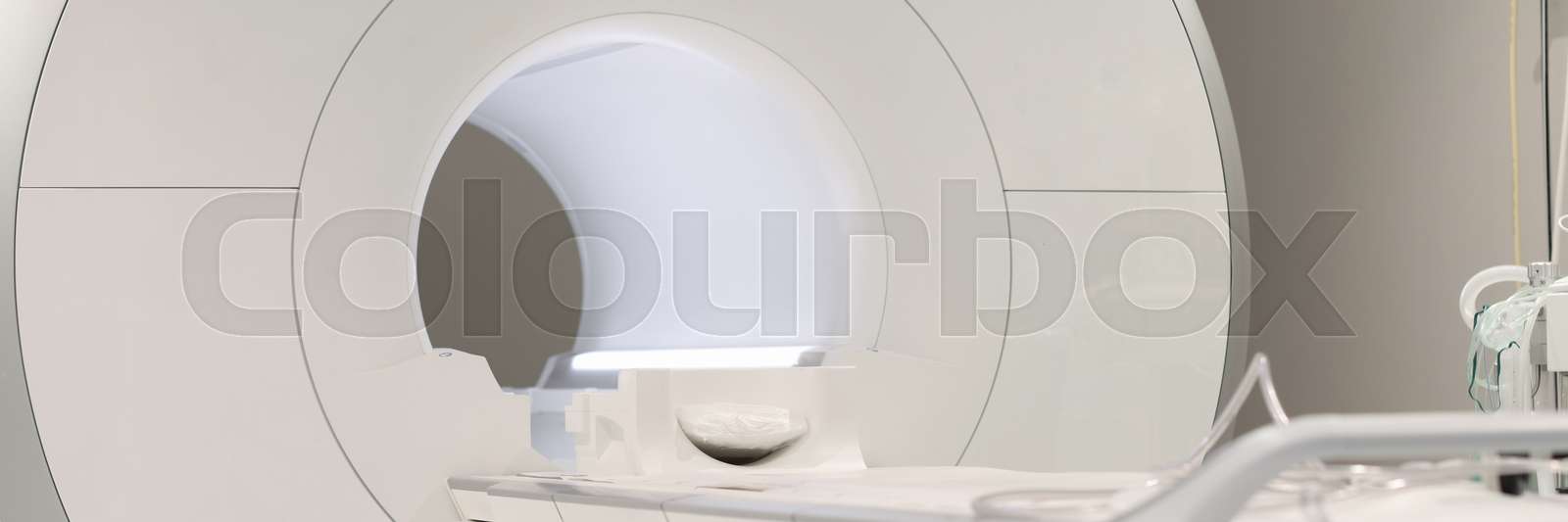 MRI magnetic resonance imaging device in hospital | Stock image | Colourbox