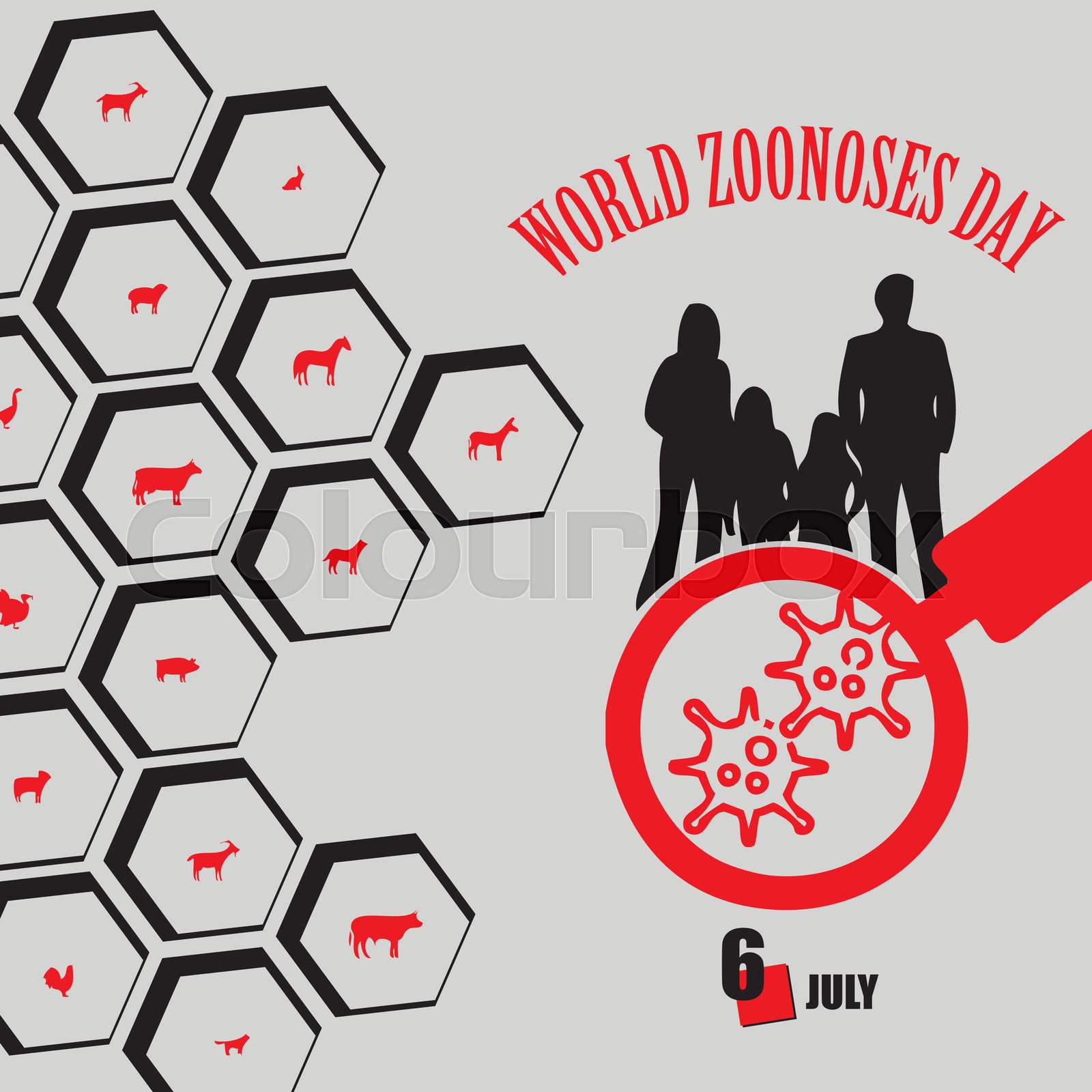 World Zoonoses Day | Stock vector | Colourbox