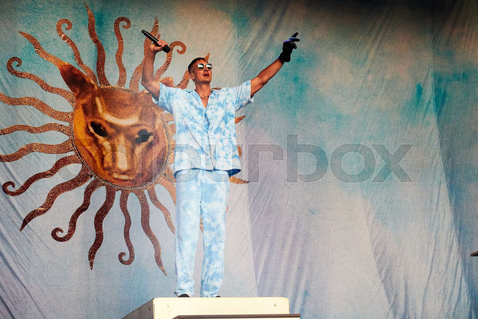 Tobias Rahim performing in Aalborg | Stock image | Colourbox