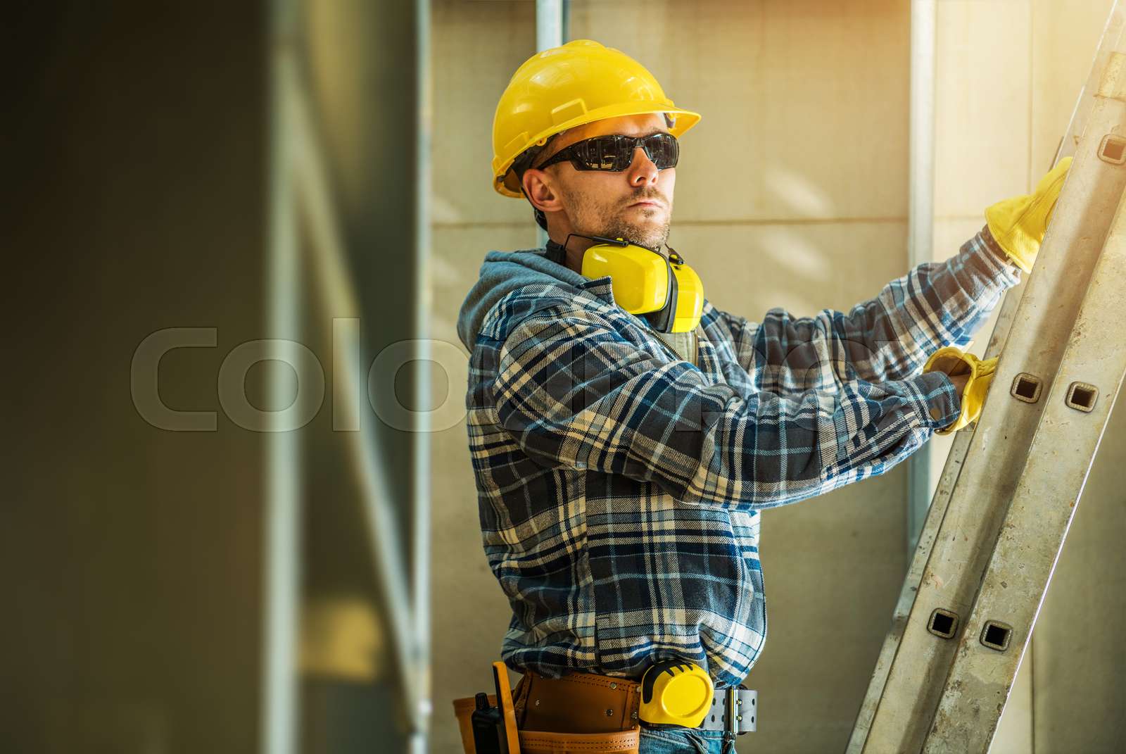 bau, arbeit, kaukasier | Stock Bild | Colourbox