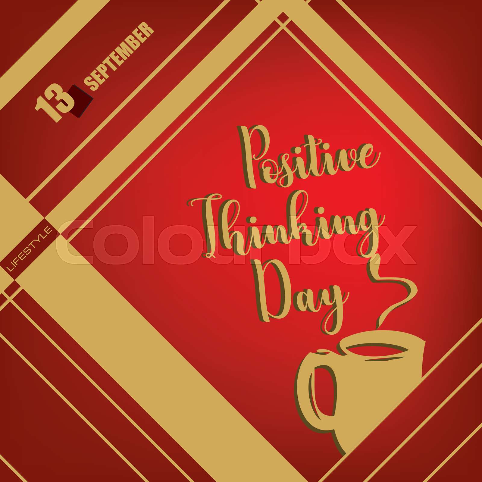 Positive Thinking Day | Stock vector | Colourbox