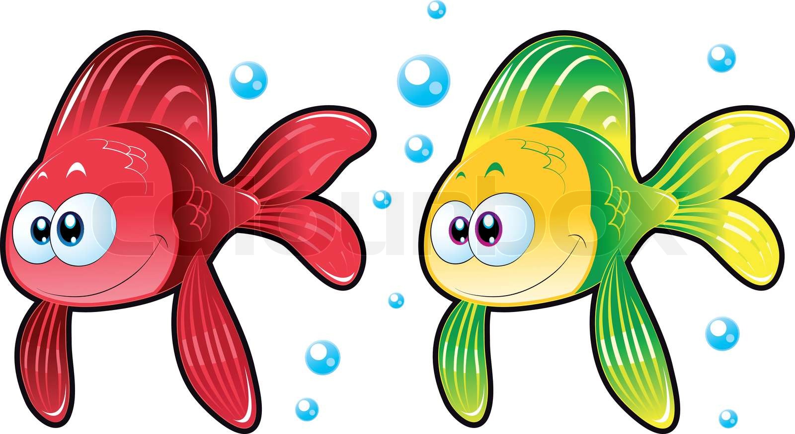 Two Fish. | Stock vector | Colourbox