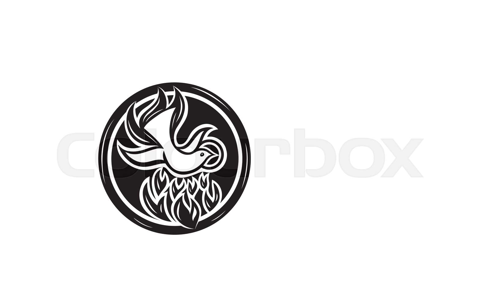 Holyspirit Fire Logo | Stock vector | Colourbox