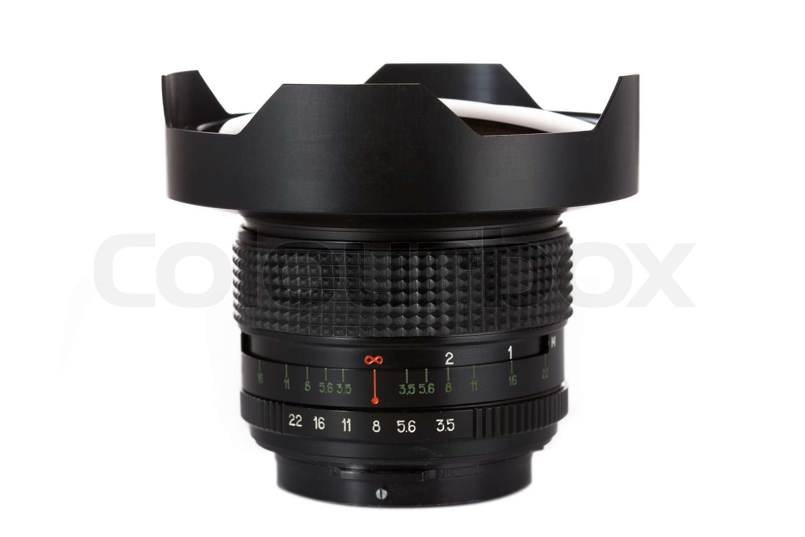 Fish-eye lens | Stock image | Colourbox