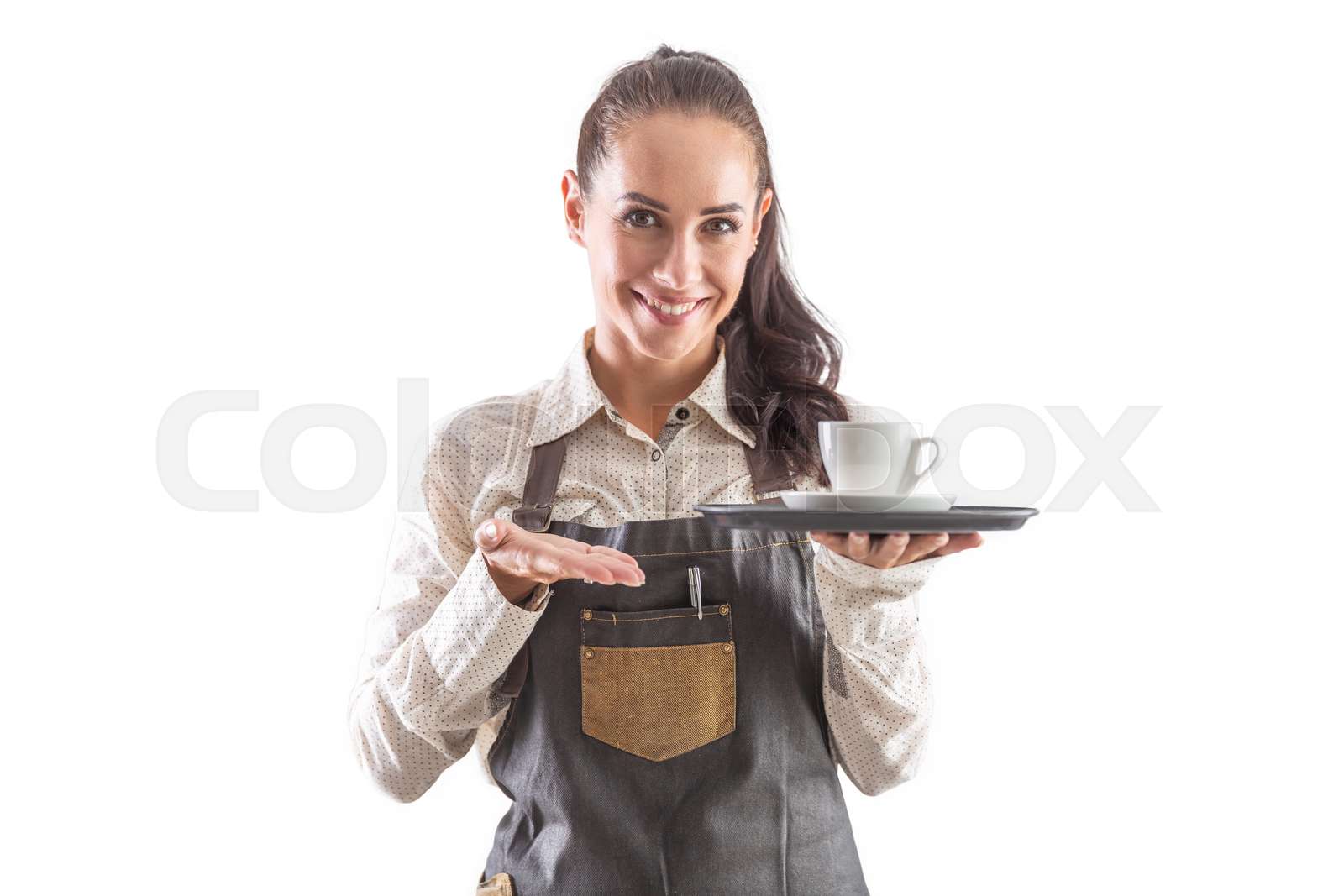 kellnerin, mitarbeiter, kellner | Stock Bild | Colourbox