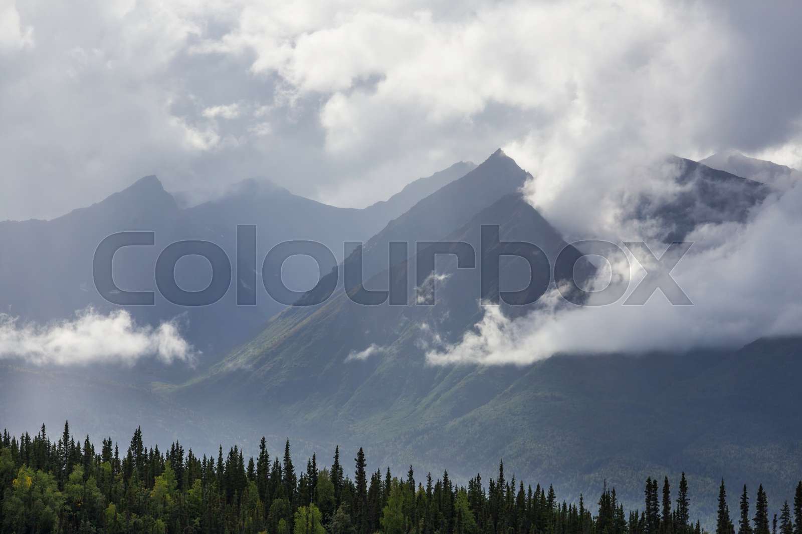 Mountains in Alaska | Stock image | Colourbox
