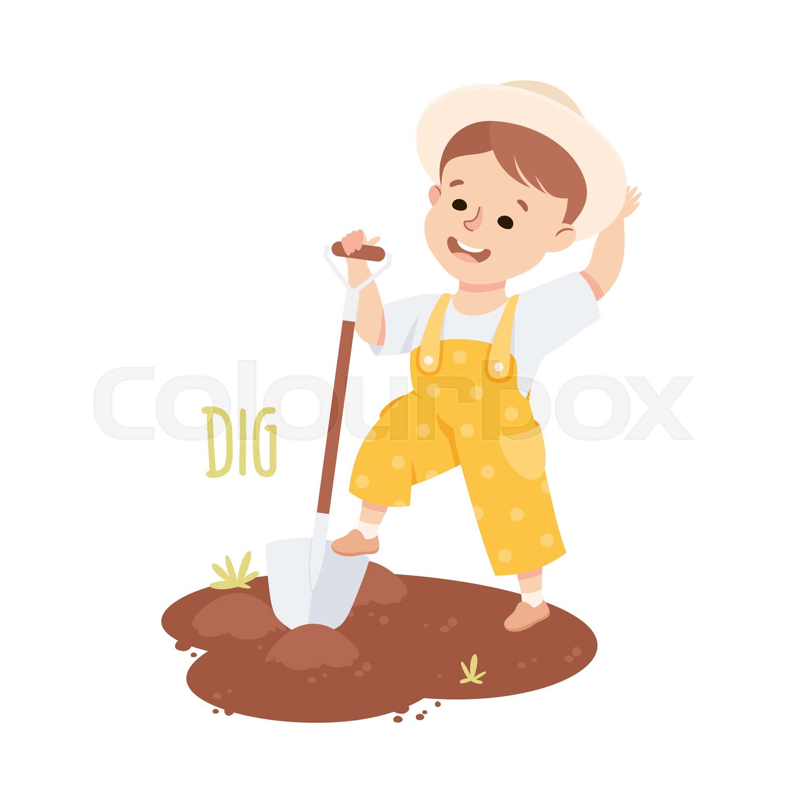 Shovel Digging Clip Art
