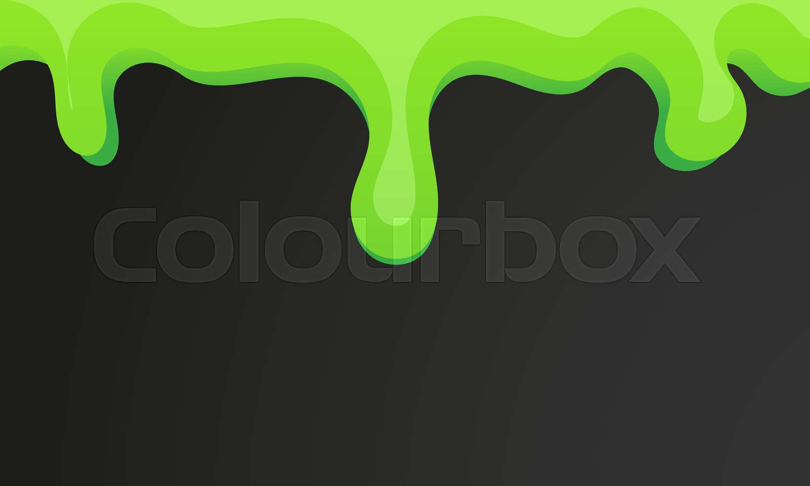 Green Slime Dripping Background