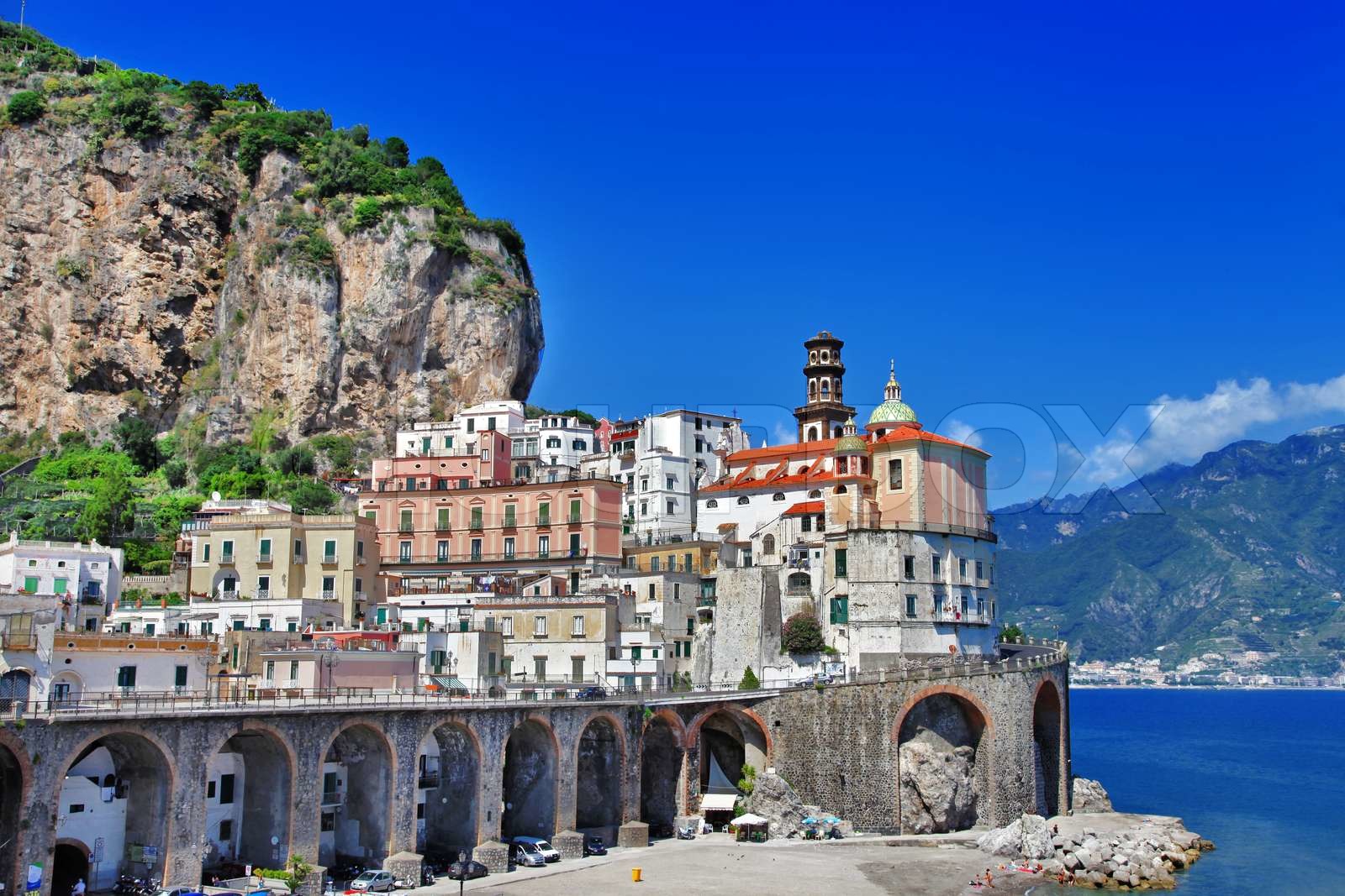 Amalfi coast, Atrani. Italy | Stock image | Colourbox