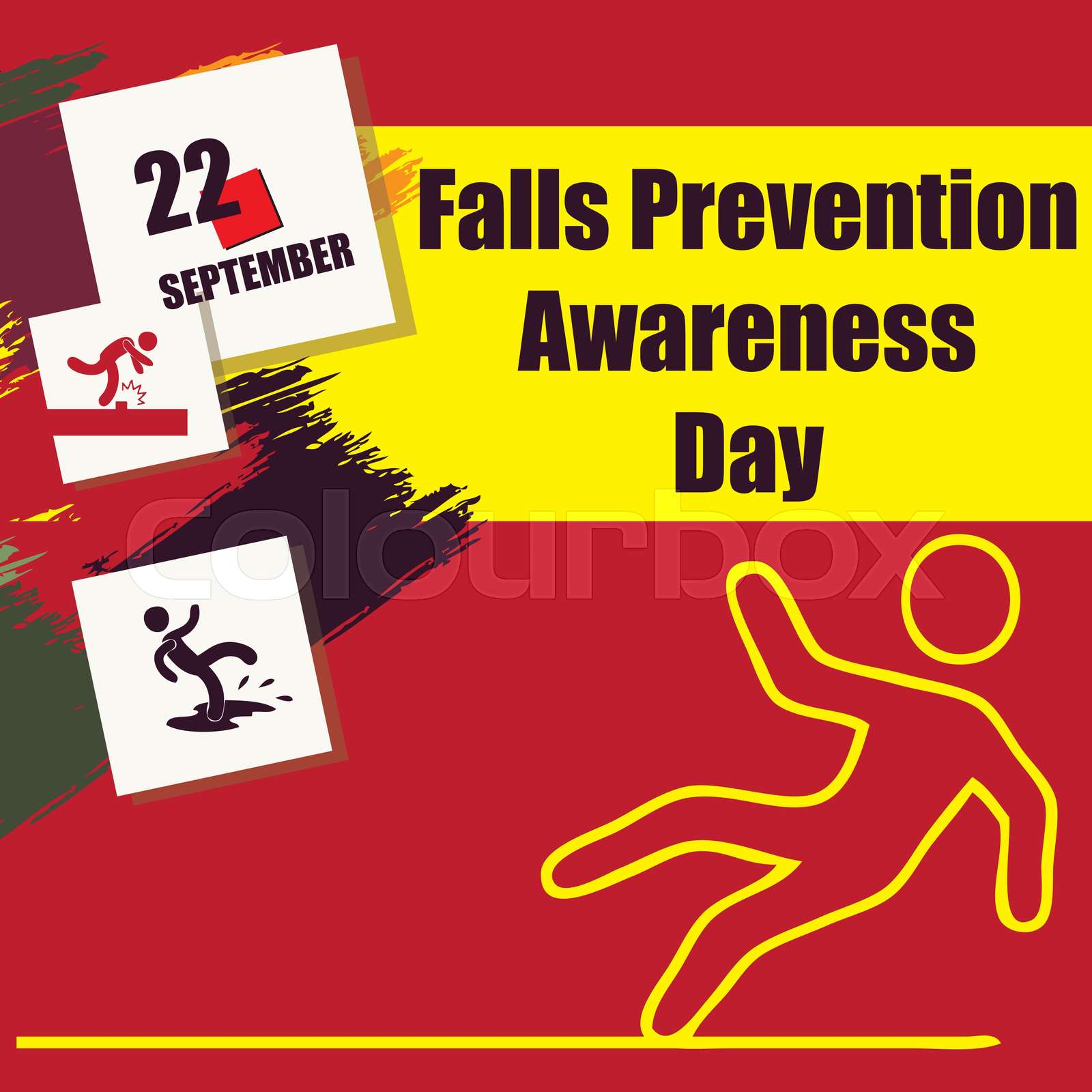 Falls Prevention Awareness Day | Stock vector | Colourbox