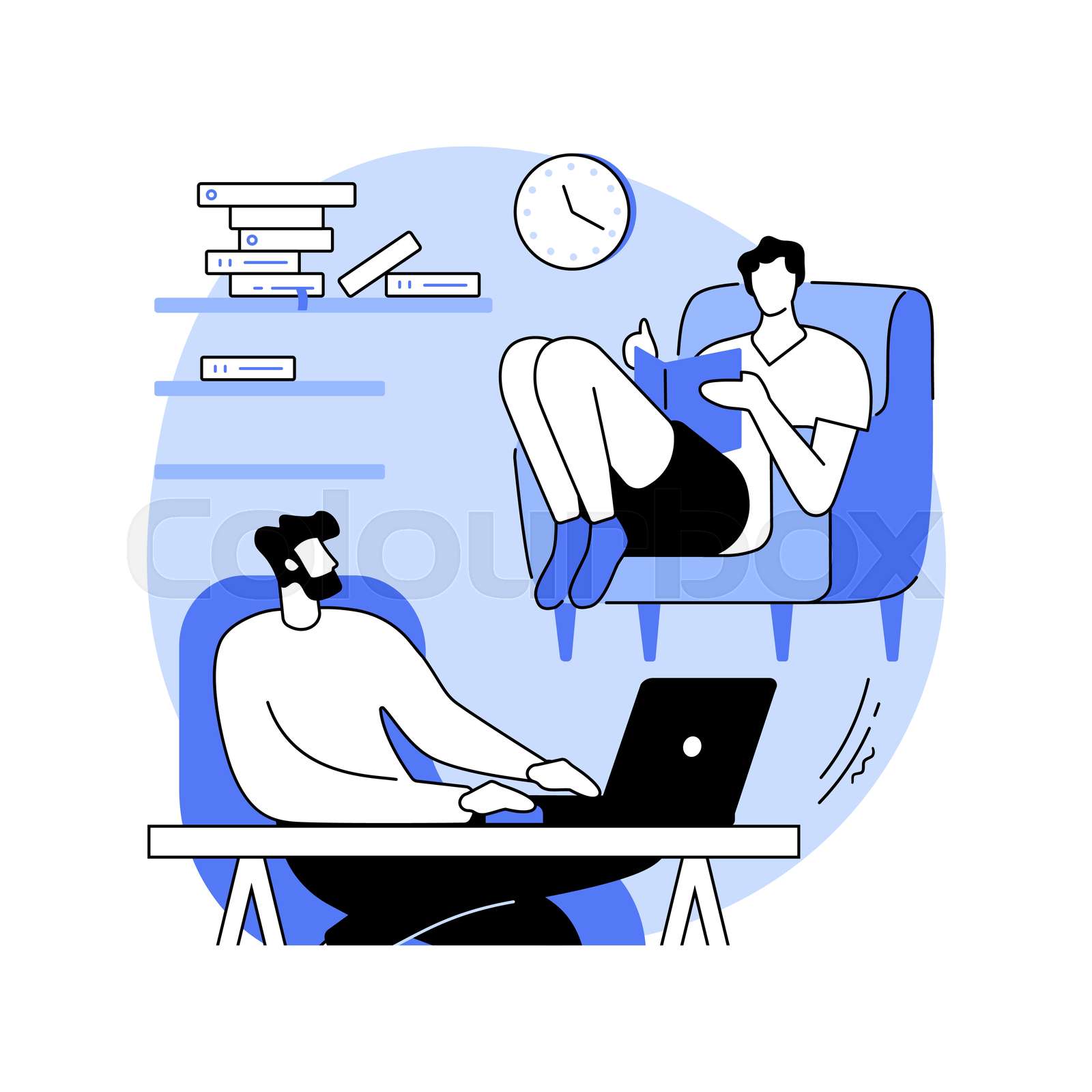 Leisure time isolated cartoon vector illustrations. | Stock vector ...