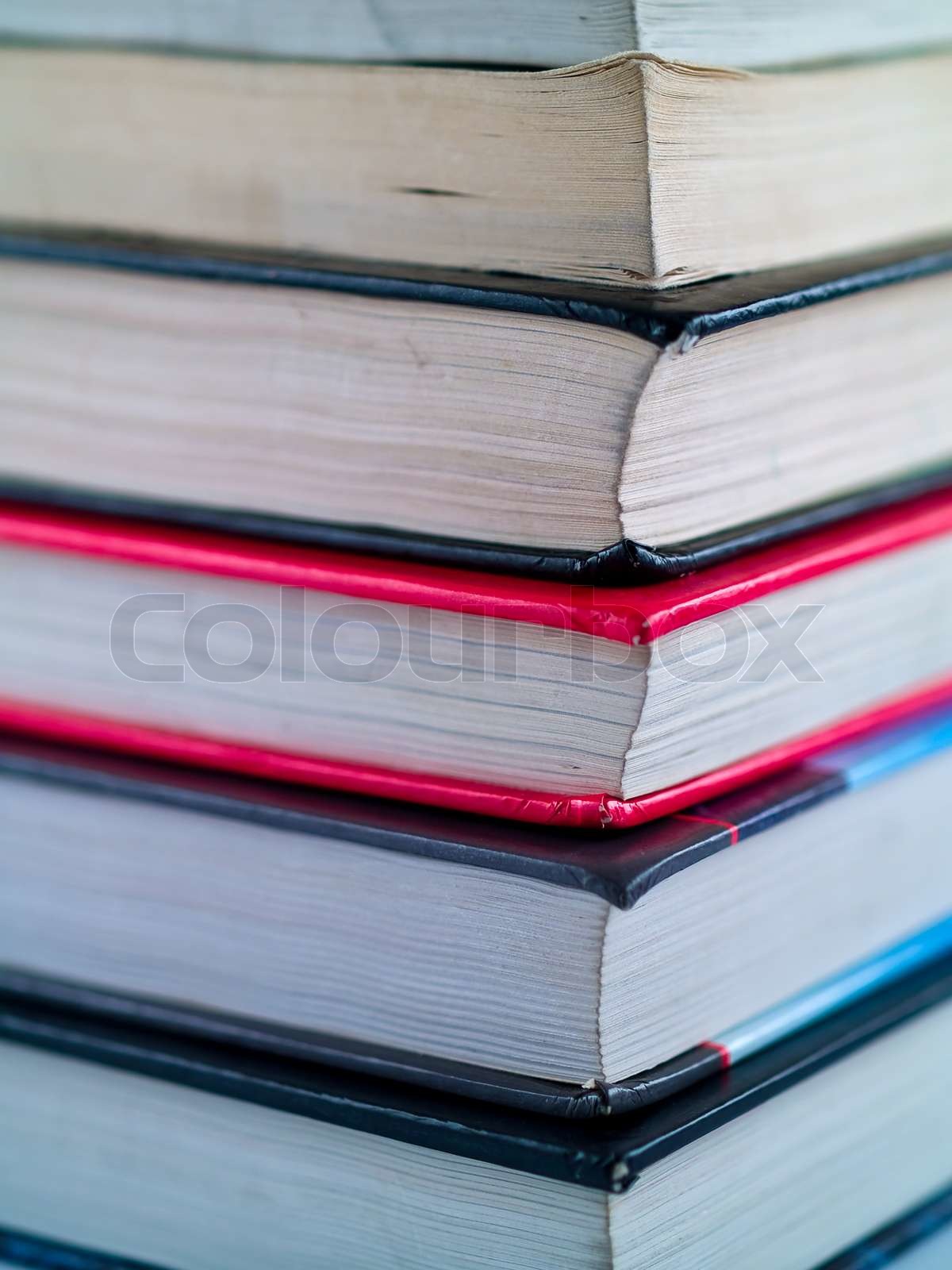 Stack of Old Textbooks | Stock image | Colourbox
