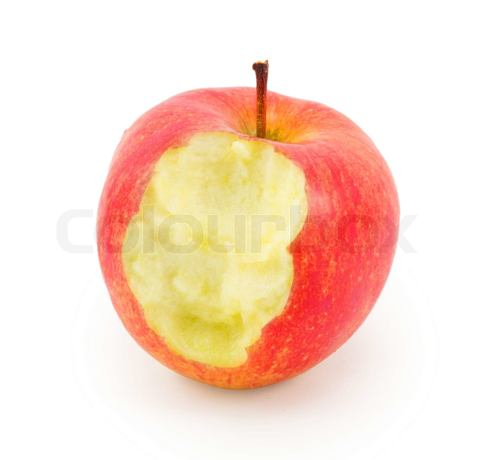Bite Apple Stock Image Colourbox