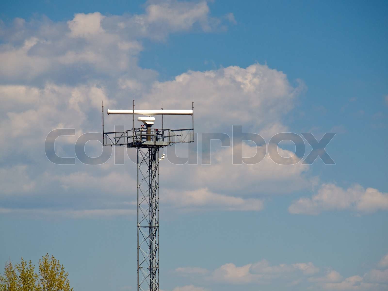 Radar Tower at an Airport for Air Traffic Control | Stock image | Colourbox